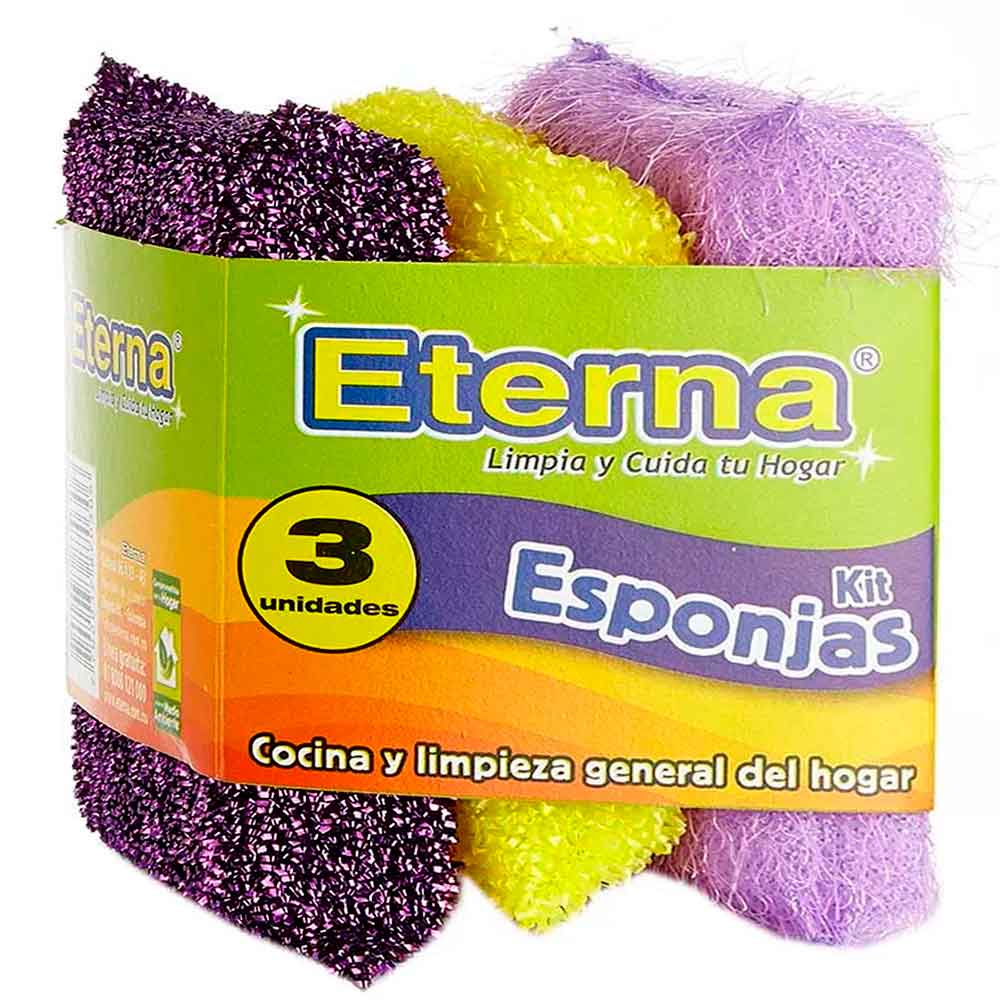 KIT ESPONJA ETERNA X 3 UND - DISTRIBUIDORA EXPRESS L&A SAS